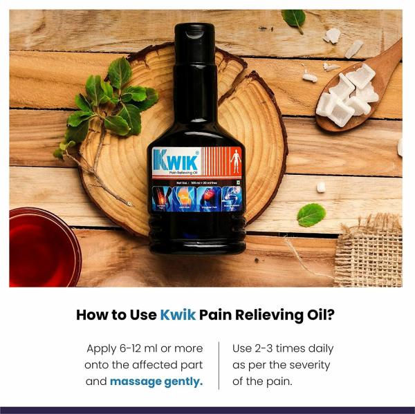 KWIK pain Relieving Oil (120 ml, Pack of 3) - JioMart
