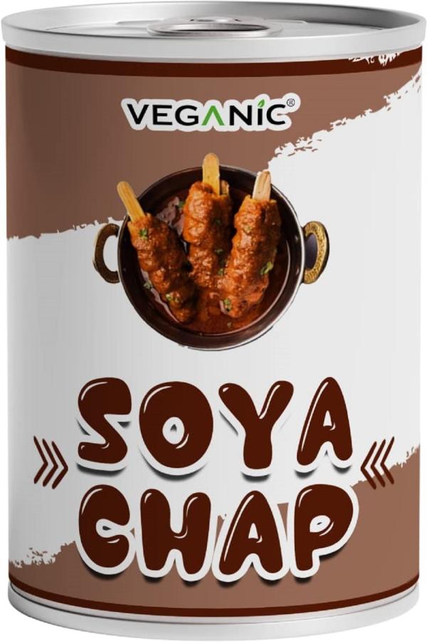 Veganic SOYA Chaap 850 GM | SOYA Chaap Sticks in Brine | Dried SOYA Chap Weight 500 GM | Fresh ...