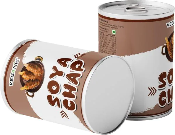 Veganic SOYA Chaap 850 GM | SOYA Chaap Sticks in Brine | Dried SOYA ...