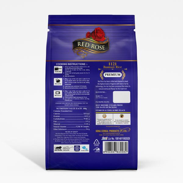 RED ROSE PREMIUM BASMATI RICE, 1 KG - JioMart