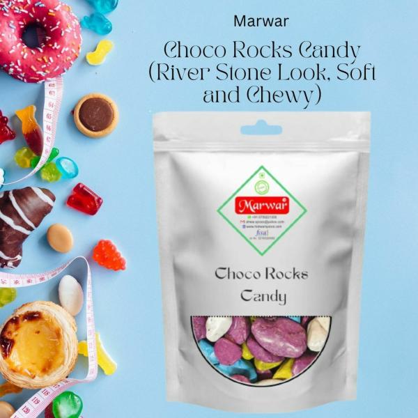 Marwar Chocolate Candy (River Stone Look, Soft and Chewy) Choco Rocks ...
