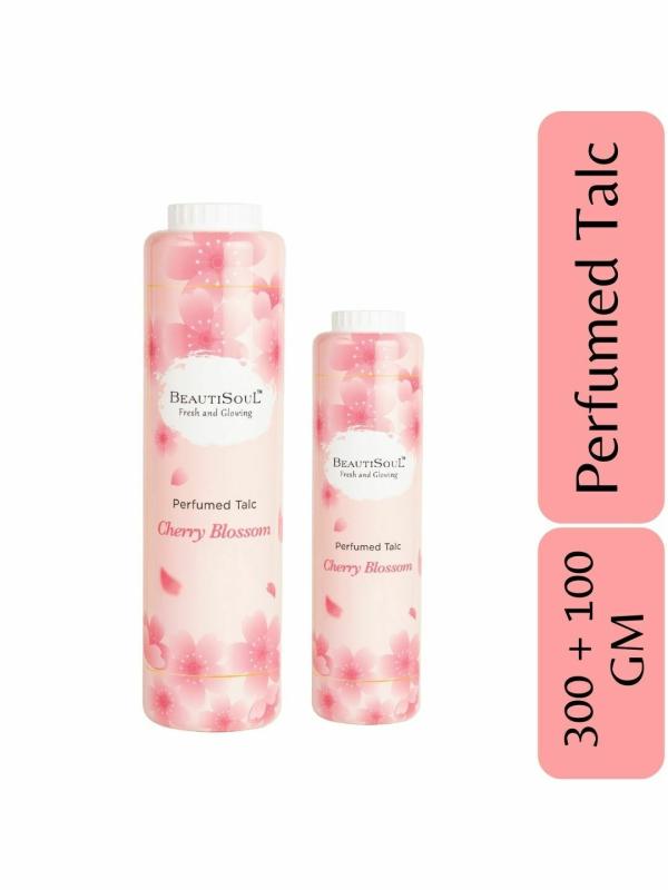 Beautisoul Cherry Blossom Talcum Powder for Women | IFRA Certified ...