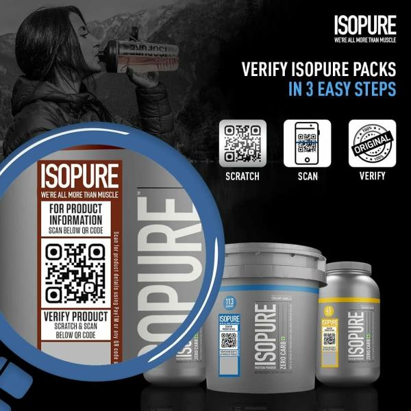 Isopure Zero Carb Protein Powder Creamy Vanilla 3LB 1.36KG - JioMart