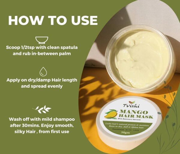 Tvishi Mango Hair mask - Weak Hair (50 gms) - JioMart