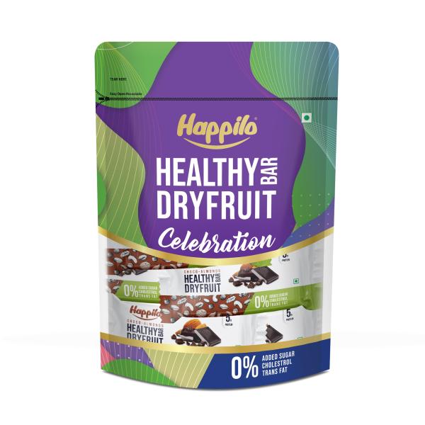 Happilo Celebration Choco Almonds Healthy Dry Fruit Bar (35gx6) - JioMart