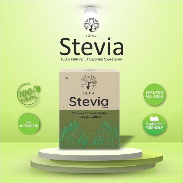 Idika Stevia 100 Tablets - Sugar free (Pack of 1) - JioMart