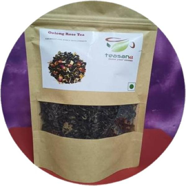 Teasana Oolong Rose Herbal Tea Pouch (50 g) - JioMart