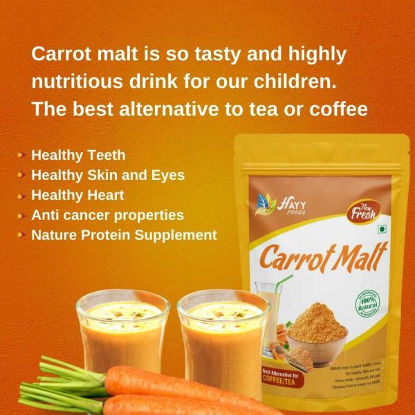 HayyFoods Carrot Malt - No Added Preservatives - No White Sugar - Best ...
