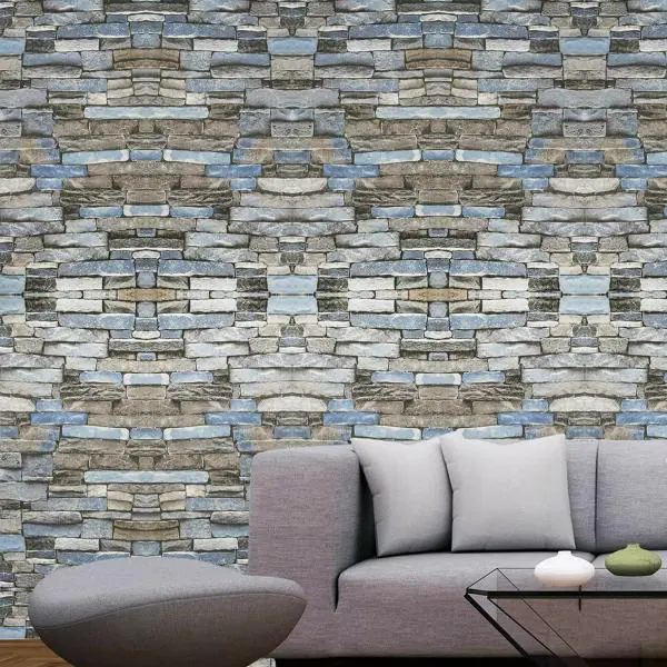 Sky Walls Multicolor Polyvinyl Chloride 3D Wall Stickers for livingroom ...