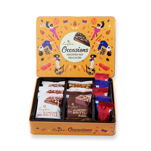 Loyka Occasions Assorted Nut Delicacies 158gm - 11pcs Box - JioMart