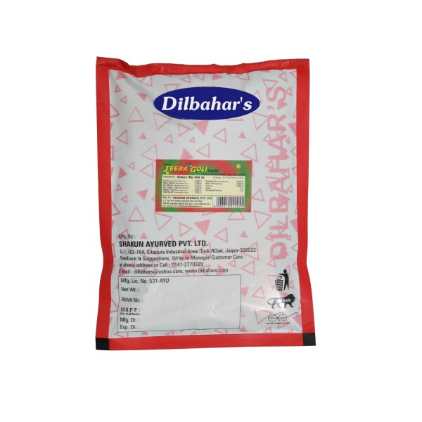 Dilbahars Yummy Digestive Jeera Goli Special 400gm Pack of 1 - JioMart