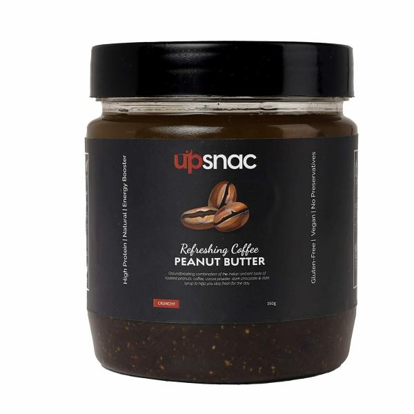 Upsnac Refreshing Coffee Crunchy Peanut Butter 350g - JioMart