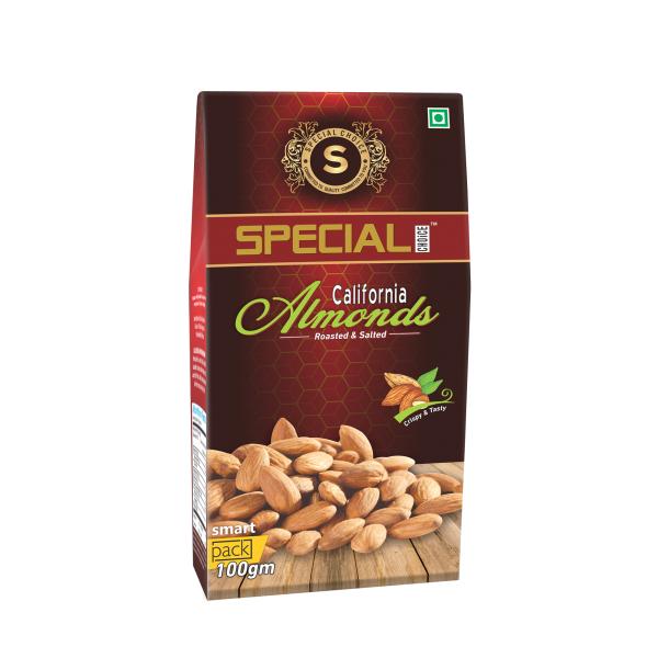 Special Choice California Almonds Roasted And Salted 100g x 1 - JioMart