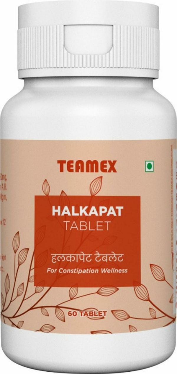 TEAMEX Halkapat Tablets, 60 Tablets / Quickly Ease in Bloating, Gas and ...
