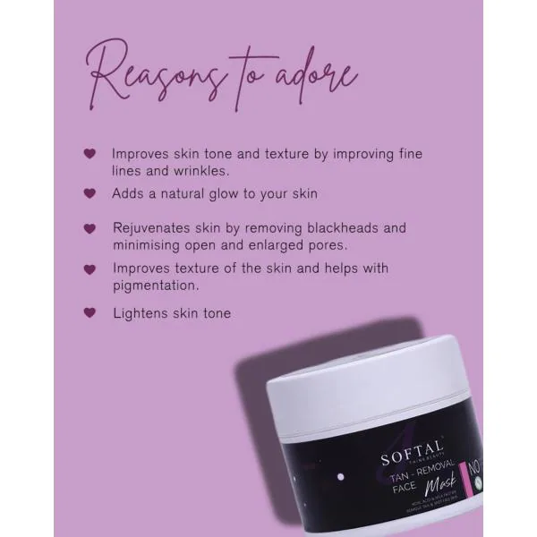 Softal Tan-Removal Face Mask - JioMart