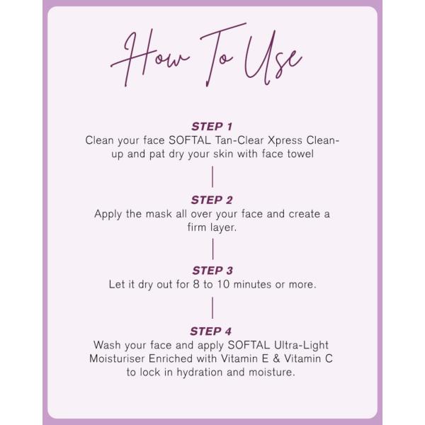 Softal Tan-Removal Face Mask - JioMart