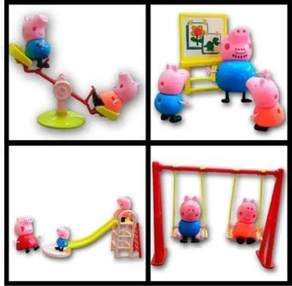 EDPLAY Peppa Pig Playground Set Toy for Kids, Age 3-5, Multicolor - JioMart