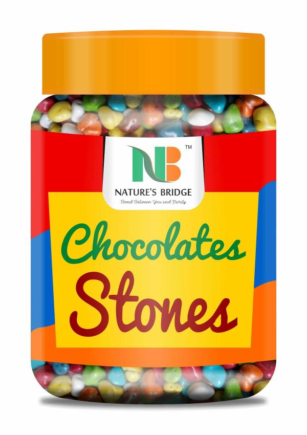 Nature's Bridge Stone Candy Chocolate | Stone Shape Chocolate (Bold ...
