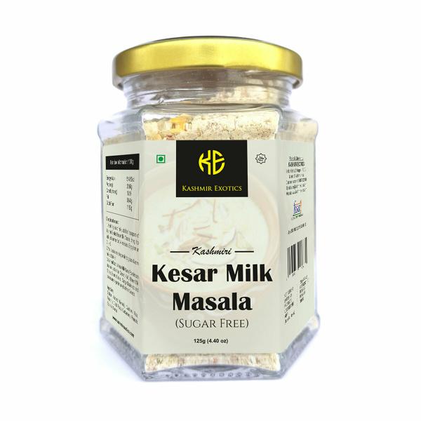 Kashmir Exotics Kashmiri Kesar Milk Masala Sugar Free 125gms - JioMart