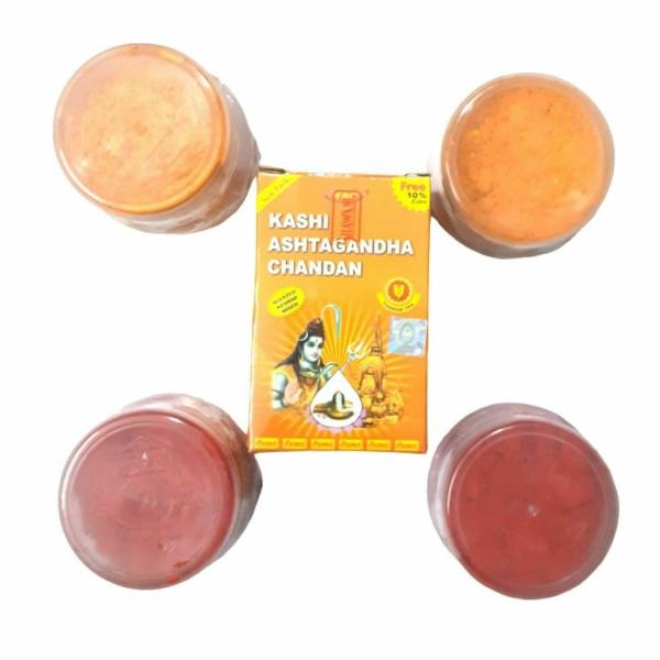 MatangeeDarshan Chandan - Tika Combo Pack of 5 (Red,Yellow)- Sandalwood Chandan Kesar ...