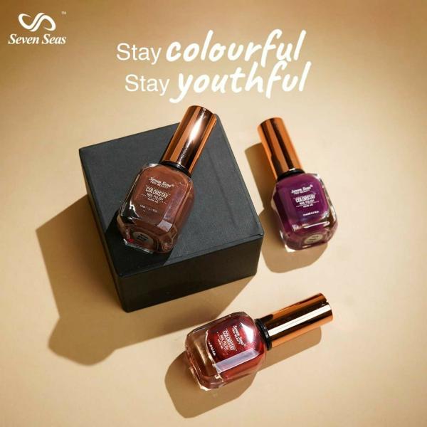 Seven Seas Color Stay Nail Polish Glitter Combo (Pack Of 4) - JioMart