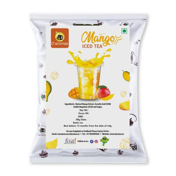 D'aromas PinkLemonade & Mango Ice Tea 1kg, Instant Premix Ice Tea ...