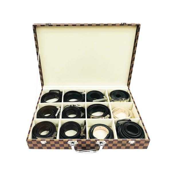 La Trove Wood Case for 12 Pocket Belts and Accessories Storage ...