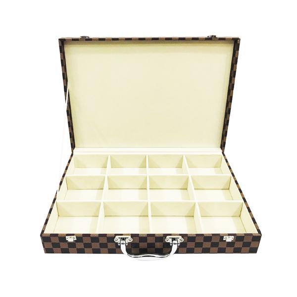 La Trove Wood Case for 12 Pocket Belts and Accessories Storage ...