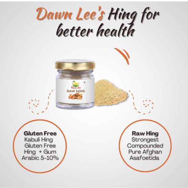 Dawn Lee Raw Hing 20 GM-Gluten Free Hing-Premium Hing Asafoetida Powder ...