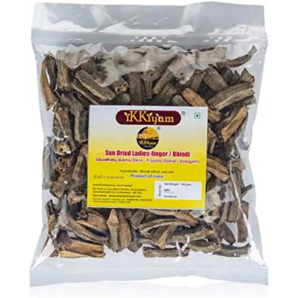 Ammi Samayal Ikkiyam Sun Dried Ladies-Finger/Vendakkai Vathal (vadagam ...