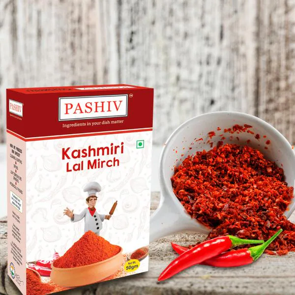 PASHIV Kashmiri Lal Mirch 200gms (Pack of 4*50gms) - JioMart