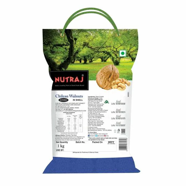 Nutraj Dry fruits Chilean Walnuts (1 kg) - JioMart