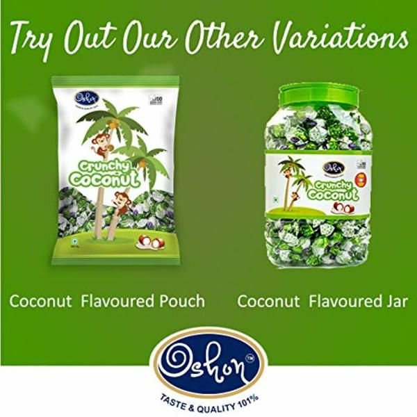 Oshon Candy Cream Filled And Crunchy Coconut 400 G - JioMart