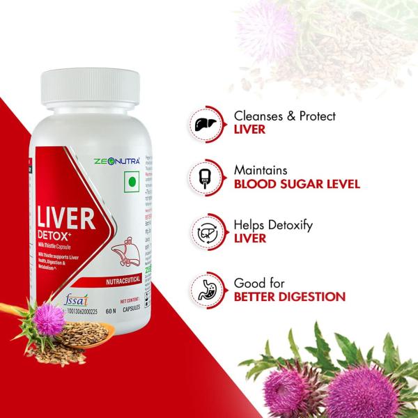 ZEON Liver Detox, Best Liver Health Care Supplement for Men & Women ...