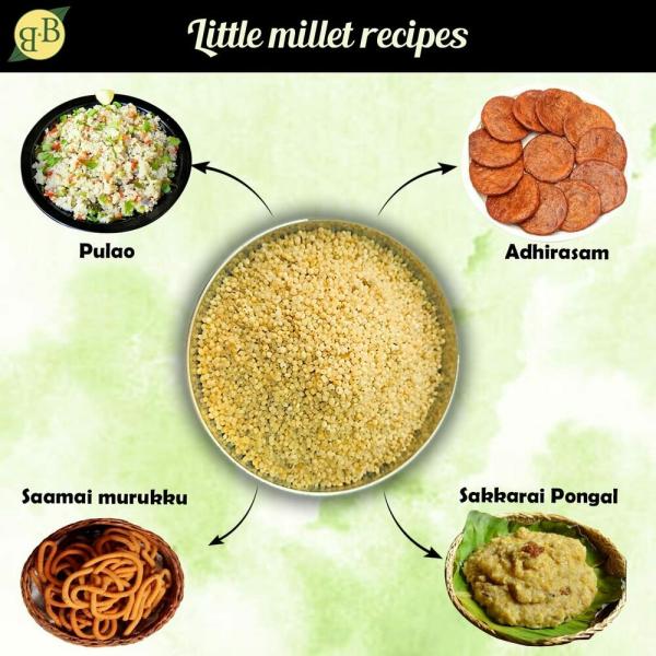B&B Organics Little Millet (10 kg) (Whole Grain) (Samai / Chama / kutki ...