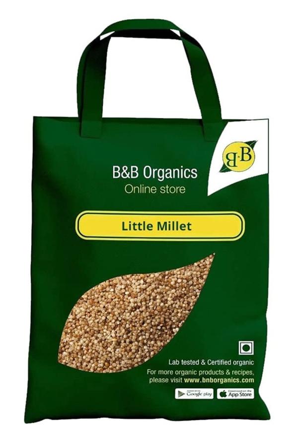 B&B Organics Little Millet (10 kg) (Whole Grain) (Samai / Chama / kutki ...