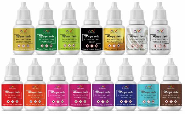 alcohol-inks-set-15-metallic - JioMart