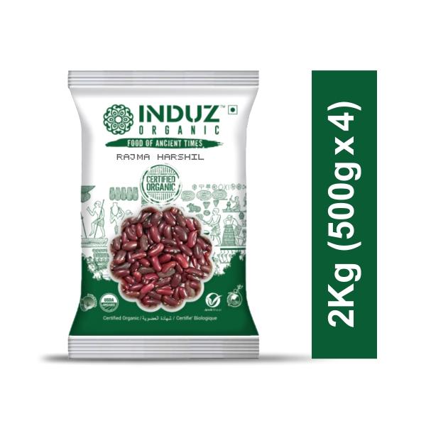 Induz Organic Rajma Harshil 2 KG (Red) - JioMart