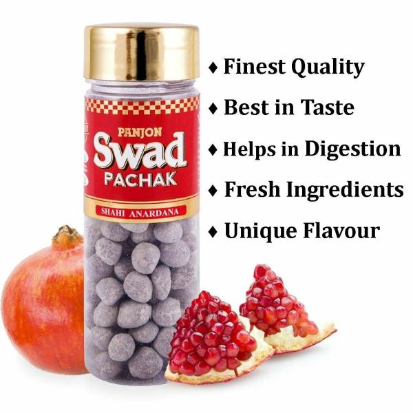 Swad 25 Candy & 5 Mouthfreshener White Sweet Saunf,Anardana,Khatta ...