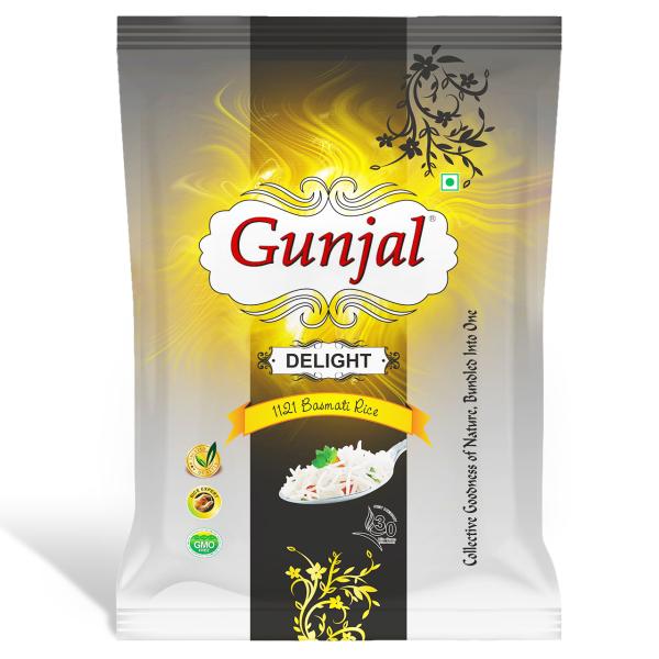 GUNJAL DELIGHT BASMATI RICE, 30 KG - JioMart
