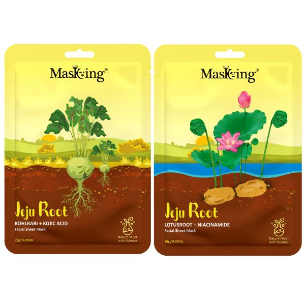 Masking fairness and glowing Jeju Root skin friendly Facial Sheet mask ...