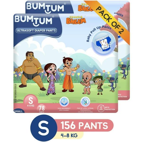 Bumtum Chhota Bheem Premium Baby Pull-Up Diaper Pants with Aloe Vera ...