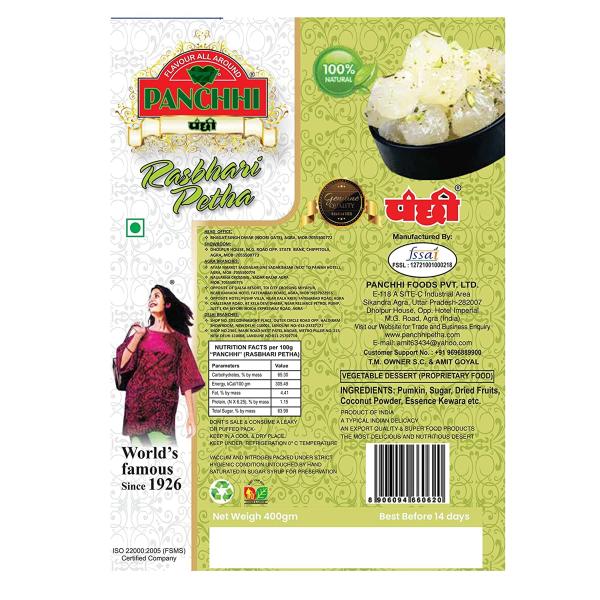 PANCHHI Rasbari Petha | Agra Special | Ash Gourd sweet-400GM - JioMart