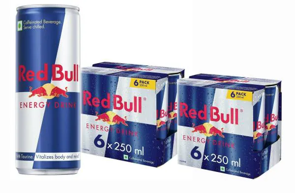 Red Bull Energy Drink, 250 ml x 12 Pcs (6+6 Pack) - JioMart