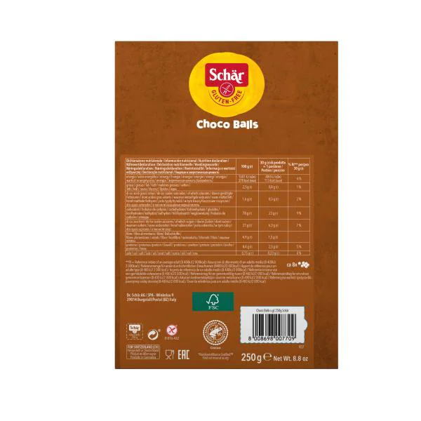 Schar Choco Balls Gluten Free Breakfast Cereal, 250g - JioMart