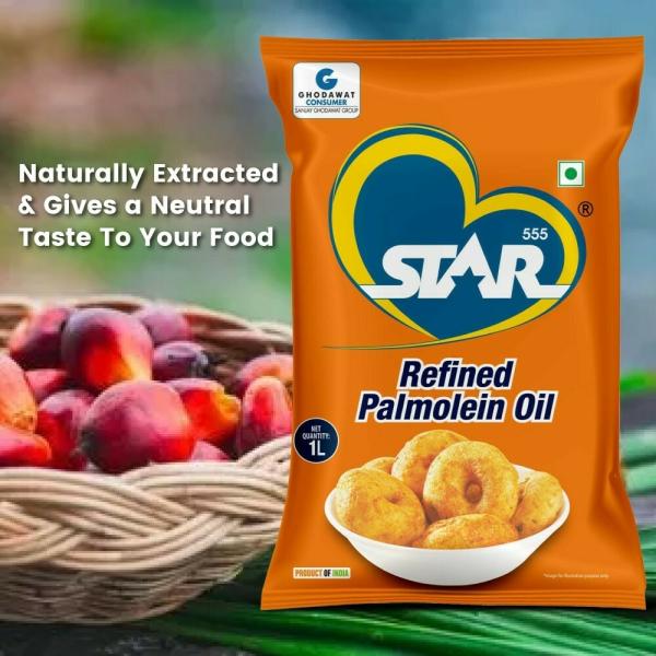 Star555 Refined Palm Oil 1 L | Delicious & Tasty Cooking Oil For a Healthy Life - Pack of 3 ...