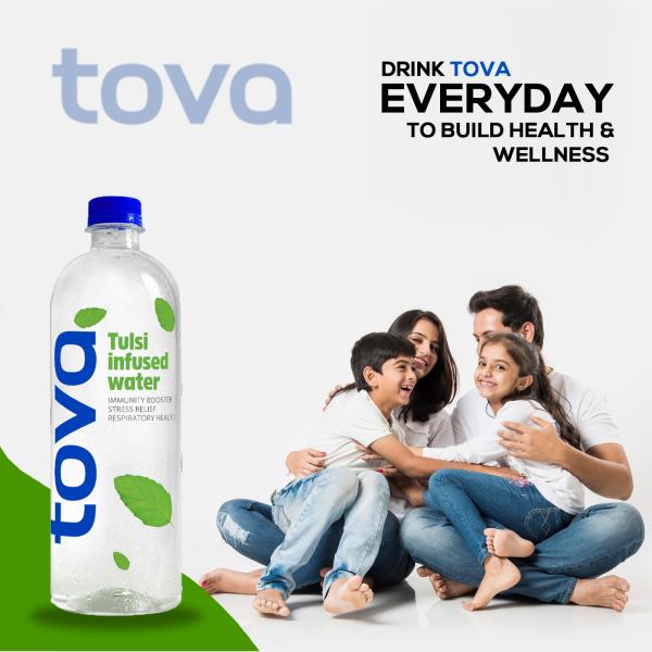 Tova Tulsi Infused Water | Builds Immunity & Wellness | Based on ...