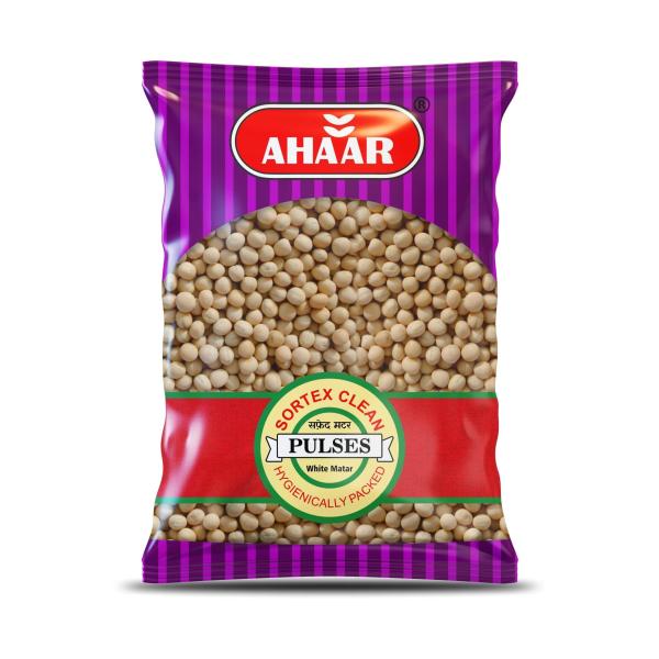 Ahaar White Matar Peas - 500 Gram (Pack of 2X500gm) - JioMart