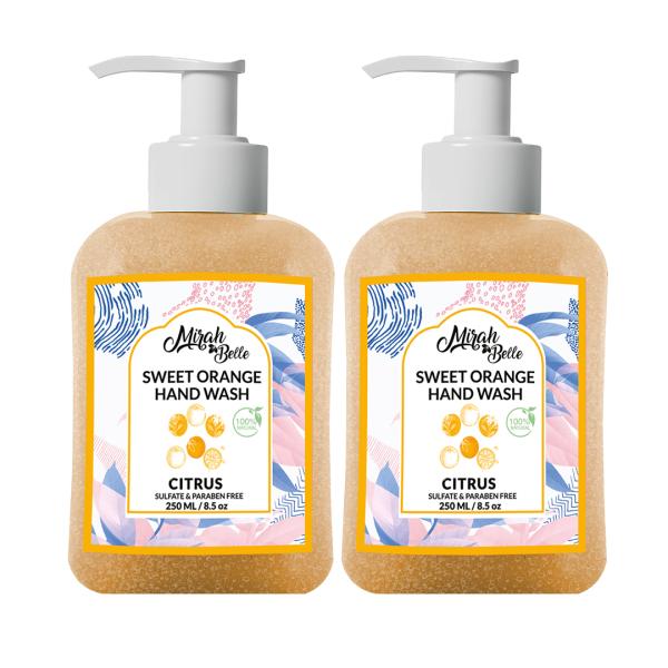 Sweet Orange - Natural Hand Wash (Pack of 2 - 250 ml) - JioMart