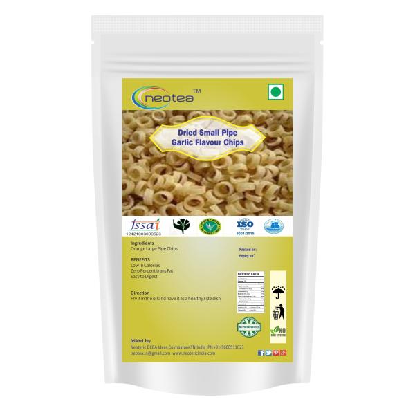 Neotea Snacks Dried Small Pipe Garlic Flavor Chips Fryums 250 g - JioMart